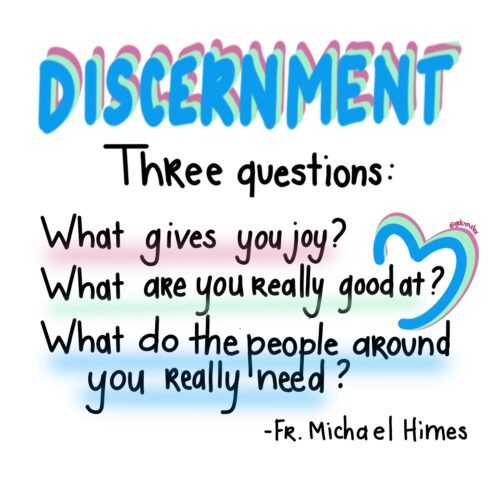 Daily Step – I love these three discernment questions. – Gretchen Crowder